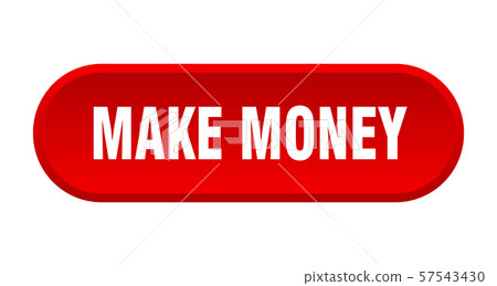 make money button. make money rounded red sign. - Stock Illustration ...
