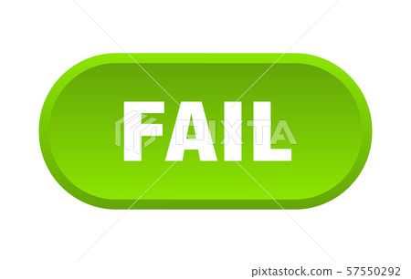 fail button. fail rounded green sign. fail - Stock Illustration ...