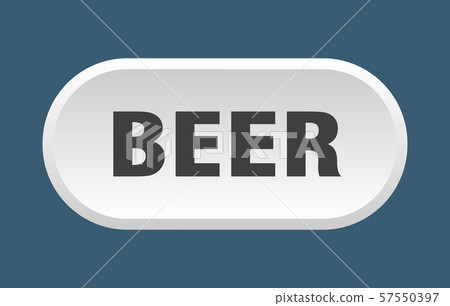 beer button. beer rounded white sign. beer - Stock Illustration ...