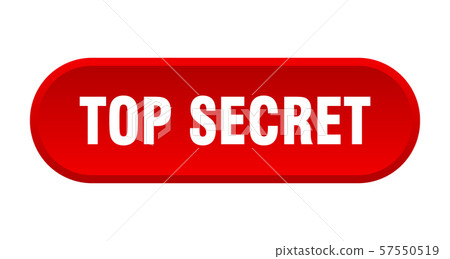 top secret button. top secret rounded red sign. - Stock Illustration ...