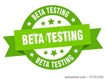 beta testing ribbon. beta testing round green-插圖素材 [57552594] - PIXTA圖庫