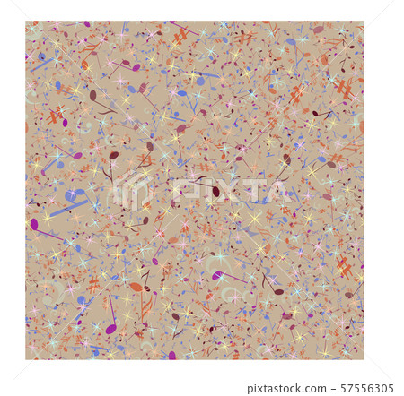 Abstract Music Seamless Pattern Background. vector - Stock Illustration ...