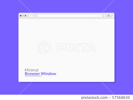 Web browser window. Computer or internet frame... - Stock Illustration ...