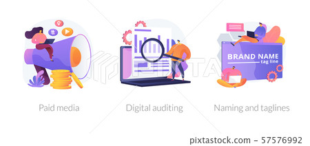 Brand Strategy vector concept metaphors - Stock Illustration [57576992 ...