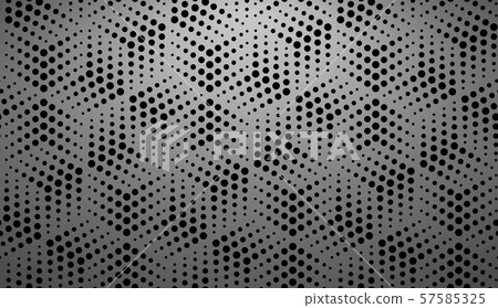 The geometric pattern with points. Seamless vector - Stock Illustration ...