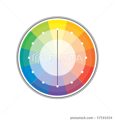 Polychrome Multicolor Spectral Versicolor Rainbow. - Stock Illustration ...
