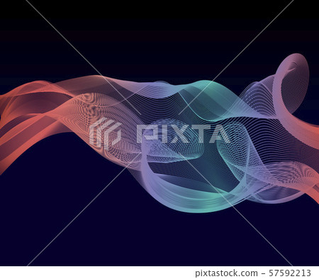 Elegant speed futuristic high-tech swoosh wave - Stock Illustration ...