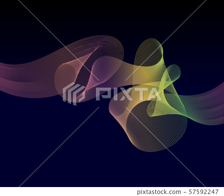 Elegant speed futuristic high-tech swoosh wave - Stock Illustration ...