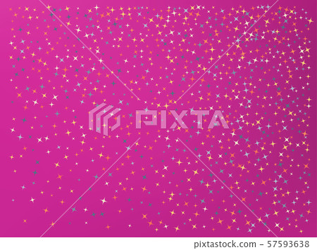Magenta color background. Stars confetti. - Stock Illustration ...