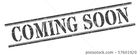coming soon stamp. coming soon square grunge sign. - Stock Illustration ...