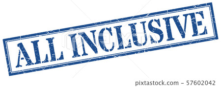 all inclusive stamp. all inclusive square grunge - Stock Illustration ...