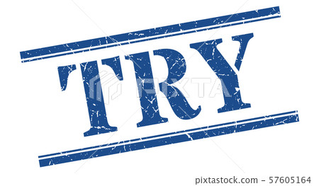 try stamp. try square grunge sign. try - Stock Illustration [57605164 ...