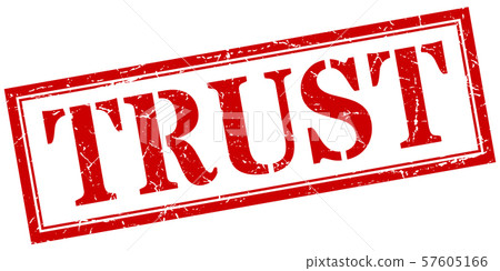 trust stamp. trust square grunge sign. trust - Stock Illustration ...