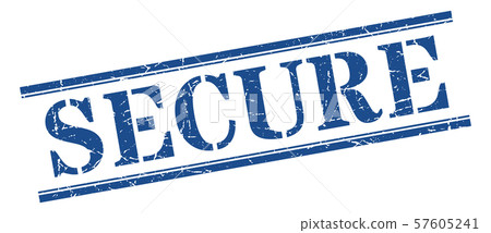 secure stamp. secure square grunge sign. secure - Stock Illustration ...