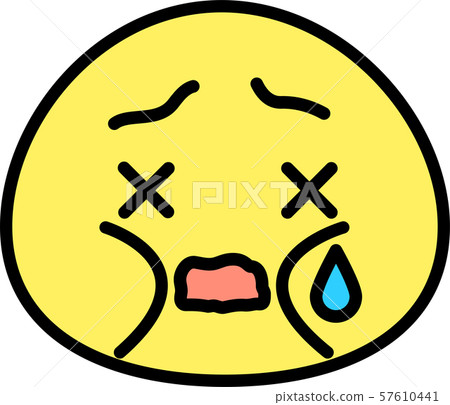 Fat face icon facial expression emotion... - Stock Illustration ...