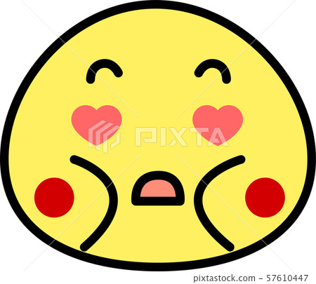 Fat face icon facial expression emotion... - Stock Illustration ...