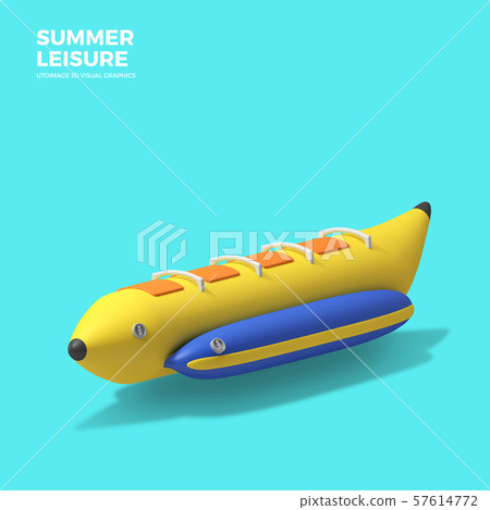 3D summer objects 038 - Stock Illustration [57614772] - PIXTA