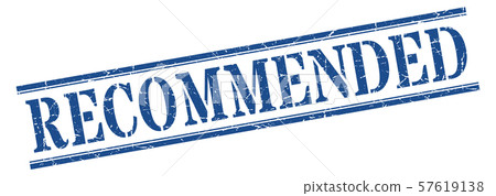 recommended stamp. recommended square grunge sign. - Stock Illustration ...