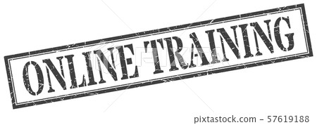 online training stamp. online training square - Stock Illustration ...