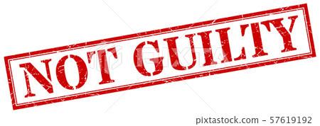 not guilty stamp. not guilty square grunge sign. - Stock Illustration ...