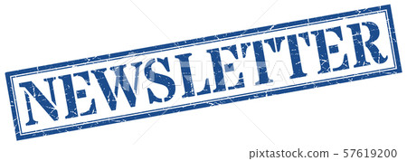 newsletter stamp. newsletter square grunge sign. - Stock Illustration ...