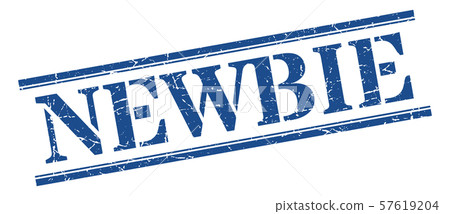 newbie stamp. newbie square grunge sign. newbie - Stock Illustration ...