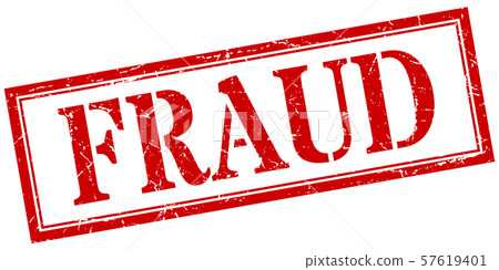 fraud stamp. fraud square grunge sign. fraud - Stock Illustration ...