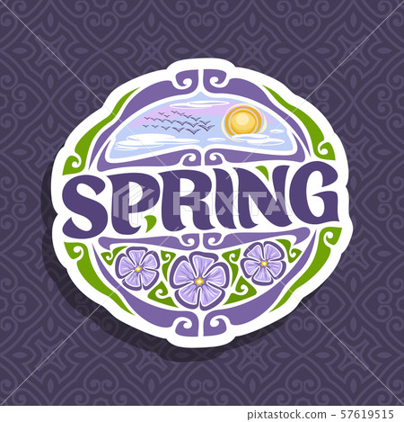 Vector logo for Spring - Stock Illustration [57619515] - PIXTA