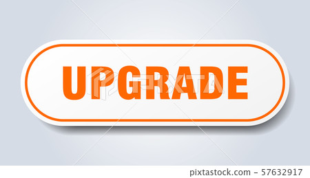 upgrade sign. upgrade rounded orange sticker.-插圖素材 [57632917] - PIXTA圖庫