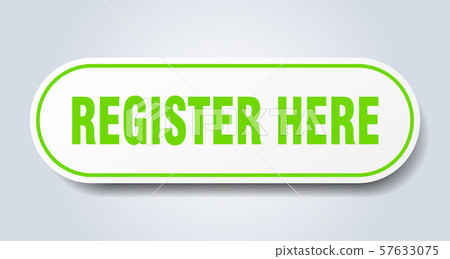 register here sign. register here rounded green - Stock Illustration ...