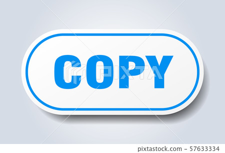 copy sign. copy rounded blue sticker. copy-插圖素材 [57633334] - PIXTA圖庫