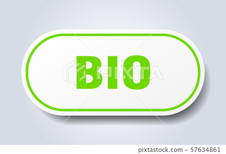 bio sign. bio rounded green sticker. bio - Stock Illustration [57634861 ...