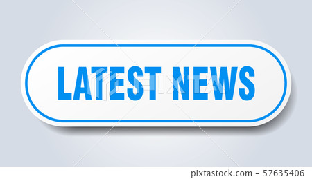 latest news sign. latest news rounded blue-插圖素材 [57635406] - PIXTA圖庫