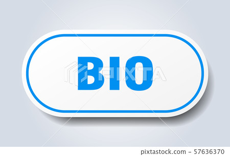bio sign. bio rounded blue sticker. bio - Stock Illustration [57636370 ...