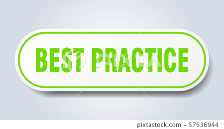 best practice sign. best practice rounded green - Stock Illustration ...
