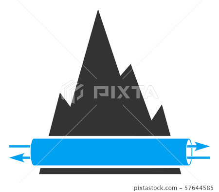 Vector Flat VPN Tunnel Icon - Stock Illustration [57644585] - PIXTA