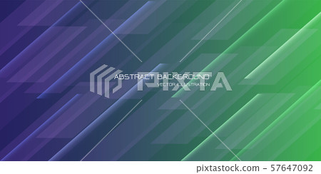 Abstract blue green line geometric pattern design-插圖素材 [57647092] - PIXTA圖庫