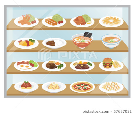 Cooking showcase - Stock Illustration [57657051] - PIXTA
