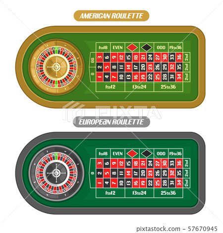 Vector Roulette Tables - Stock Illustration [57670945] - PIXTA