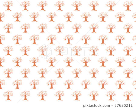 Halloween tree pattern - Stock Illustration [57680211] - PIXTA