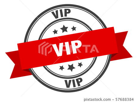 vip label. vip red band sign. vip - Stock Illustration [57688384] - PIXTA