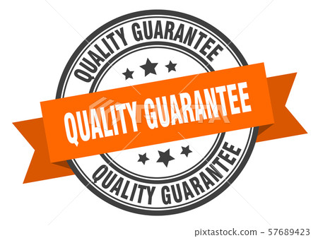 quality guarantee label. quality guarantee orange - Stock Illustration ...