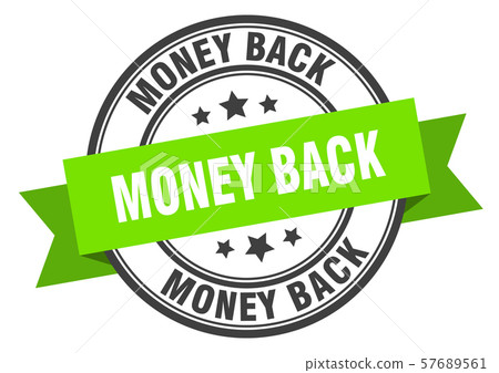 money back label. money back green band sign. - Stock Illustration ...