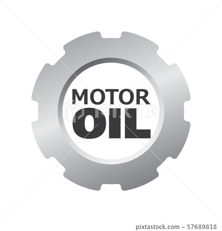 Vector logo, illustration of engine oil and fuel - Stock Illustration ...