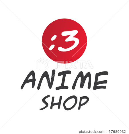 Vector logo for anime and souvenir shop - Stock Illustration [57689982 ...