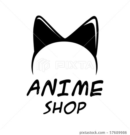 Vector logo for anime and souvenir shop - Stock Illustration [57689986 ...