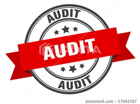 audit label. audit red band sign. audit - Stock Illustration [57692587 ...