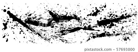 Calligraphy splashing illustrations - Stock Illustration [57693800] - PIXTA
