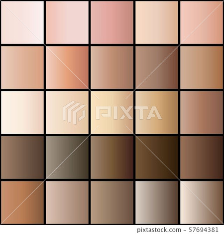 set of skin gradient-插圖素材 [57694381] - PIXTA圖庫