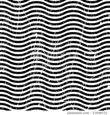 vector seamless pattern on abstract grunge wave. - Stock Illustration ...